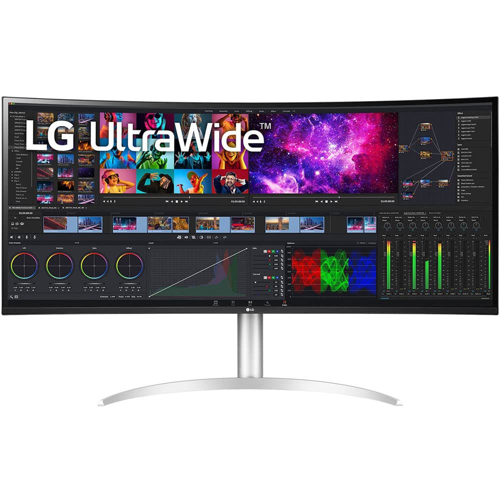 LG 40-Inch Curved UltraWide 5K2K Nano IPS Monitor (40WP95C-W) - (Renewed)