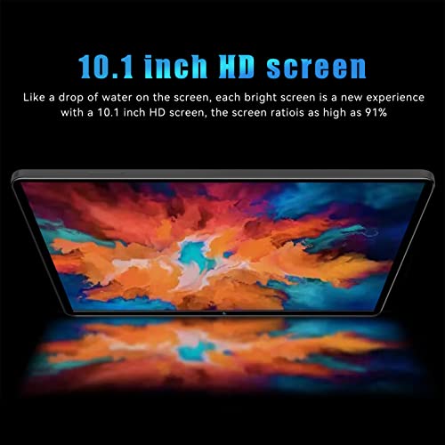 Dpofirs S30 Pro 10.1 Inch 4G WiFi Tablet, Octa Core 8GB 256GB Android 12 Touch Screen Tablets, 1960x1080 FHD, 8MP 16MP, 7000mAh Tablet PC for Home Office(Black)