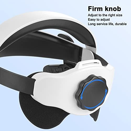 Head Strap Compatible with Quest 2, Ergonomic Design Gravity Balance Detachable Lightweight VR Accessories