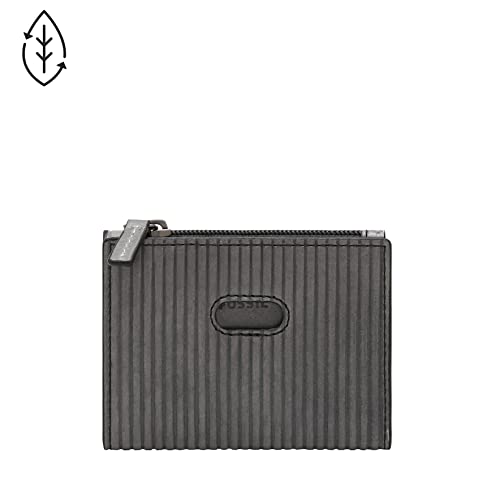 Fossil Men's Andrew Leather Zip Card Case Wallet, Lead Gray, (Model: ML4483109)