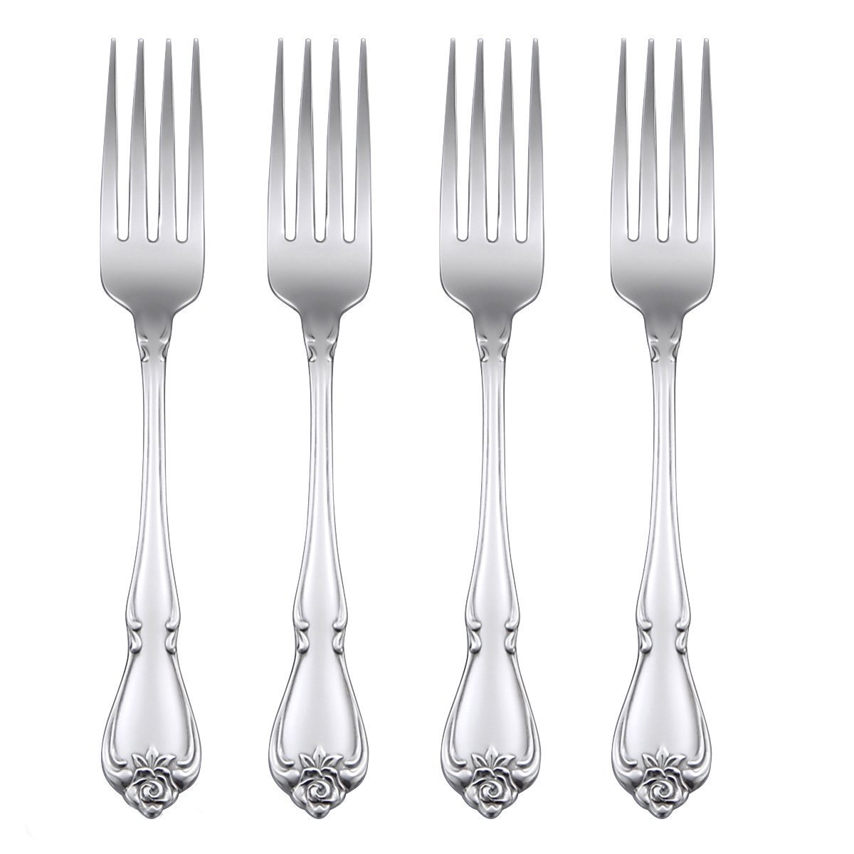 Oneida True Rose Dinner Fork, Set of 4