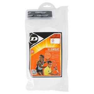 DUNLOP U-Sweat (30-Pack) Overgrip (White)