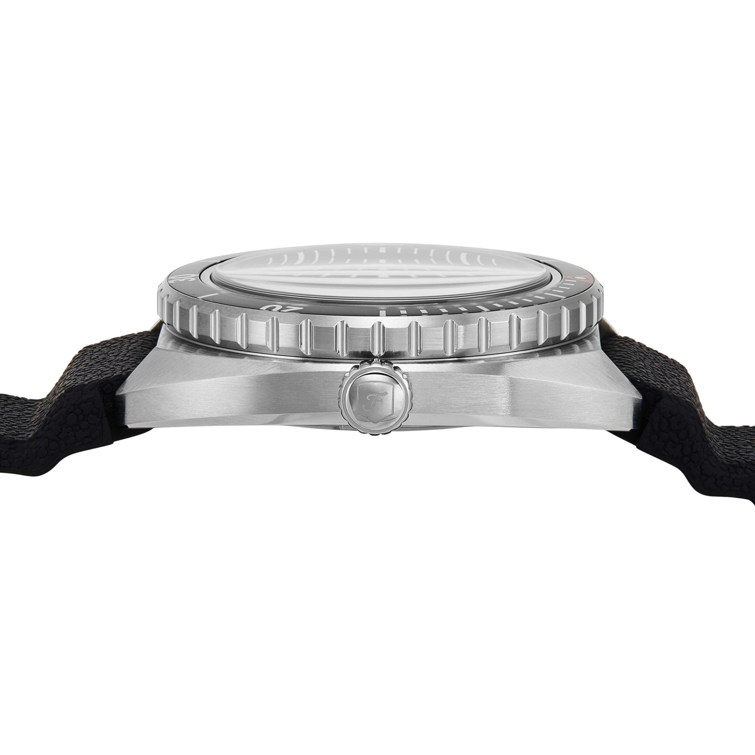 Fossil Men's Fossil Blue Quartz Stainless Steel and Leather Three-Hand Watch, Color: Silver, Brown (Model: FS5961)