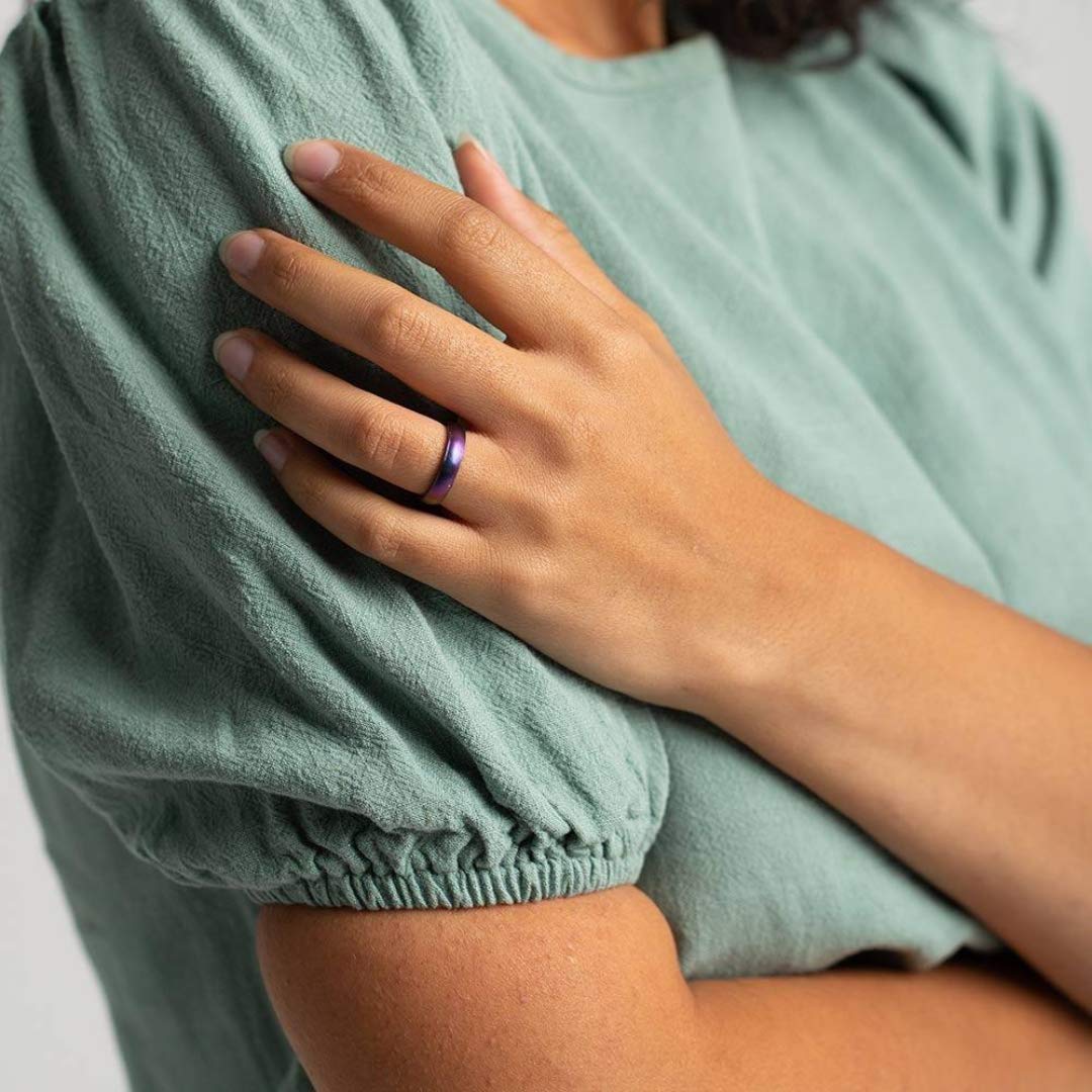 Enso Rings Thin Legend Silicone Ring - Made in The USA - Ultra Comfortable, Breathable and Safe - Award Winning Customer Service (Unicorn, 5)