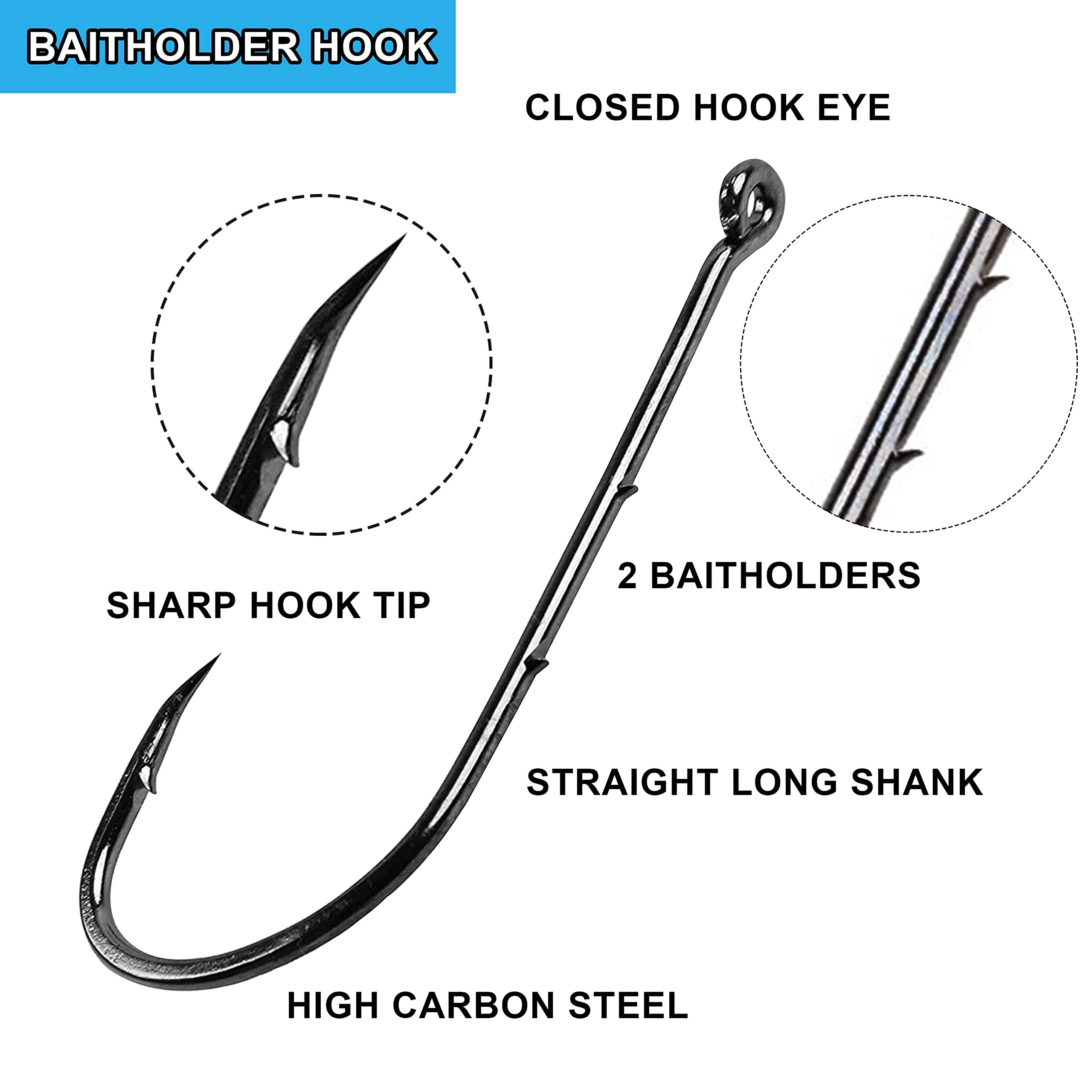 Fishing Bobbers Tackle Kit, 160pcs Basic Fishing Bobbers Hooks Assortment Included Octopus Circle Hooks, Baitholder Hooks, Bobbers, Sinker Weights, Terminal Tackle Box for Trout Catfish Panfish