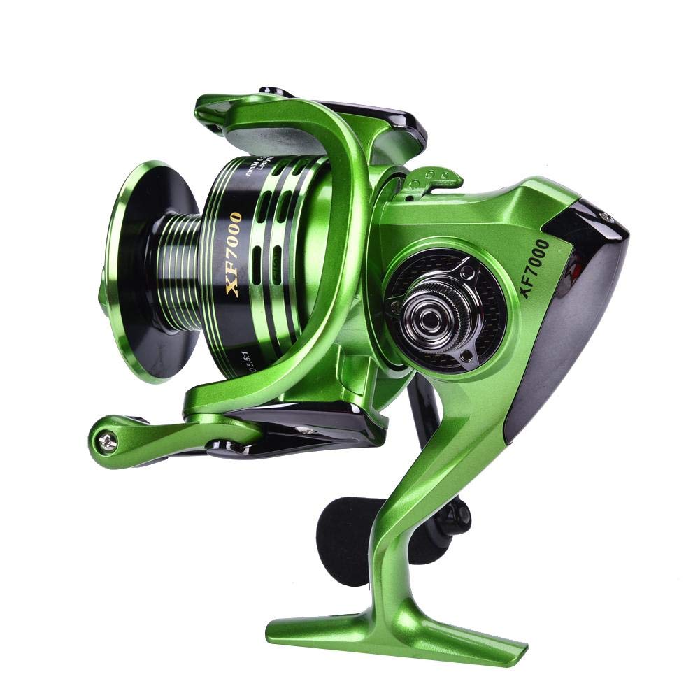 Fishing Reel, Salt Freshwater Metal Heavy Duty Lightweight Casting Spinning Fishing Reel Tackle Accessory(#3)