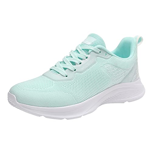 FASDNENDYS Couple Models Women's Spring and Autumn New Korean Version Breathable Lightweight Student Extra Wide Women's Shoes Green