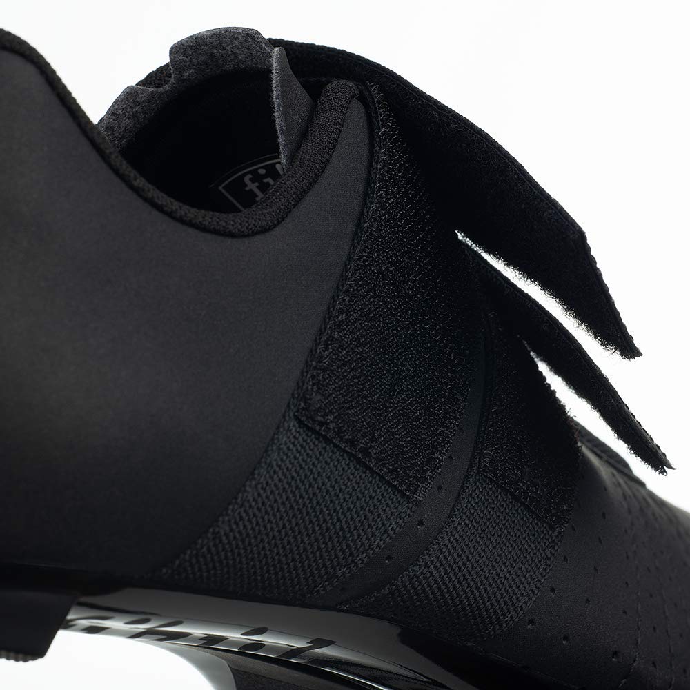 Fizik mens Tempo Powerstrap Cycling Shoe, Black/Black, 11.5 US
