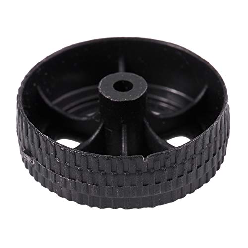 KALEN Plastic 2mm Dia Shaft Car Toys Wheel 20mmx6mm 20Pcs
