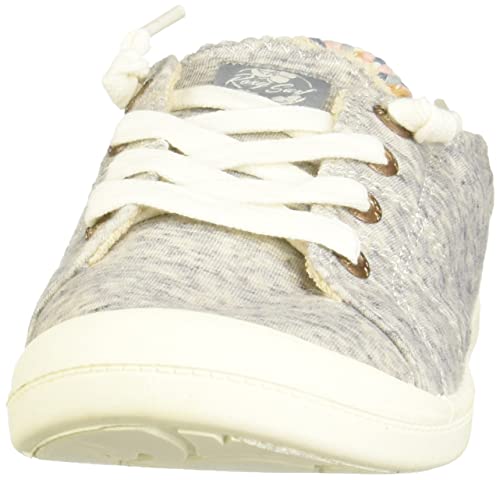 Roxy womens Rory Slip on Shoe Sneaker, Heather Grey, 9 US