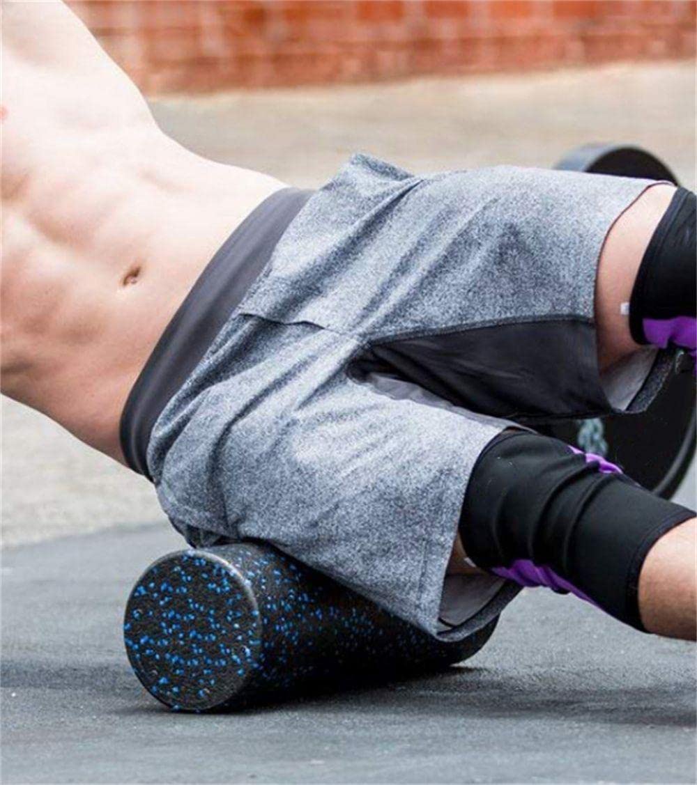 Foam Roller, Spot Foam Roller, High Density Foam Roller for Physiotherapy Exercise Deep Tissue Muscle Massage. Back Leg and Body Rollers (Blue, 12")