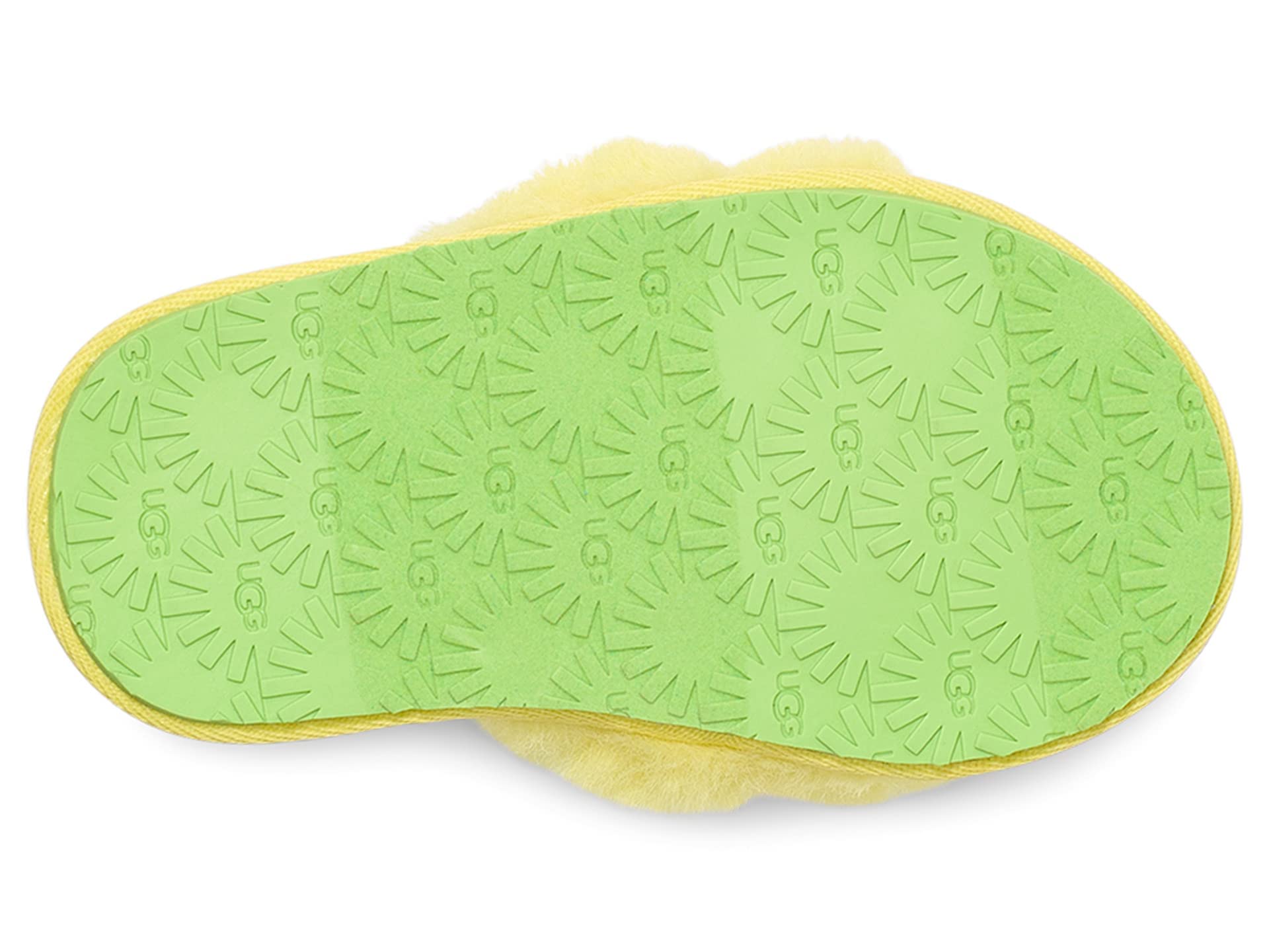 UGG Kids T Fluff Yeah Pineapple STUFFIE Slipper, 10 US Unisex Toddler