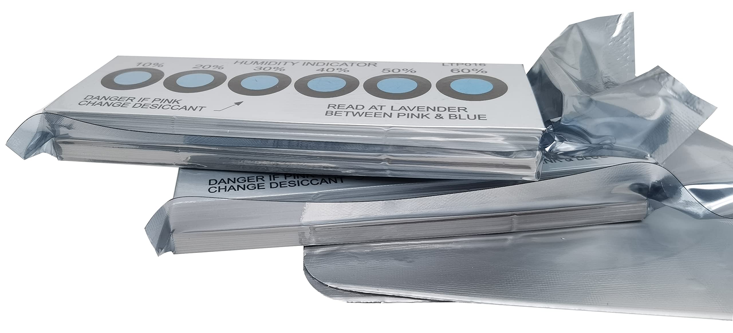 GLTL 50PCS Dry & Dry Premium Humidity Indicator Cards (Reusable) 10-60% 6 Spot