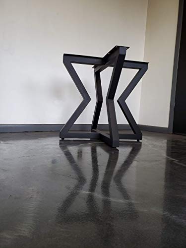 Metal Hourglass Style Trestle/Pedestal Base - Any Size and Color