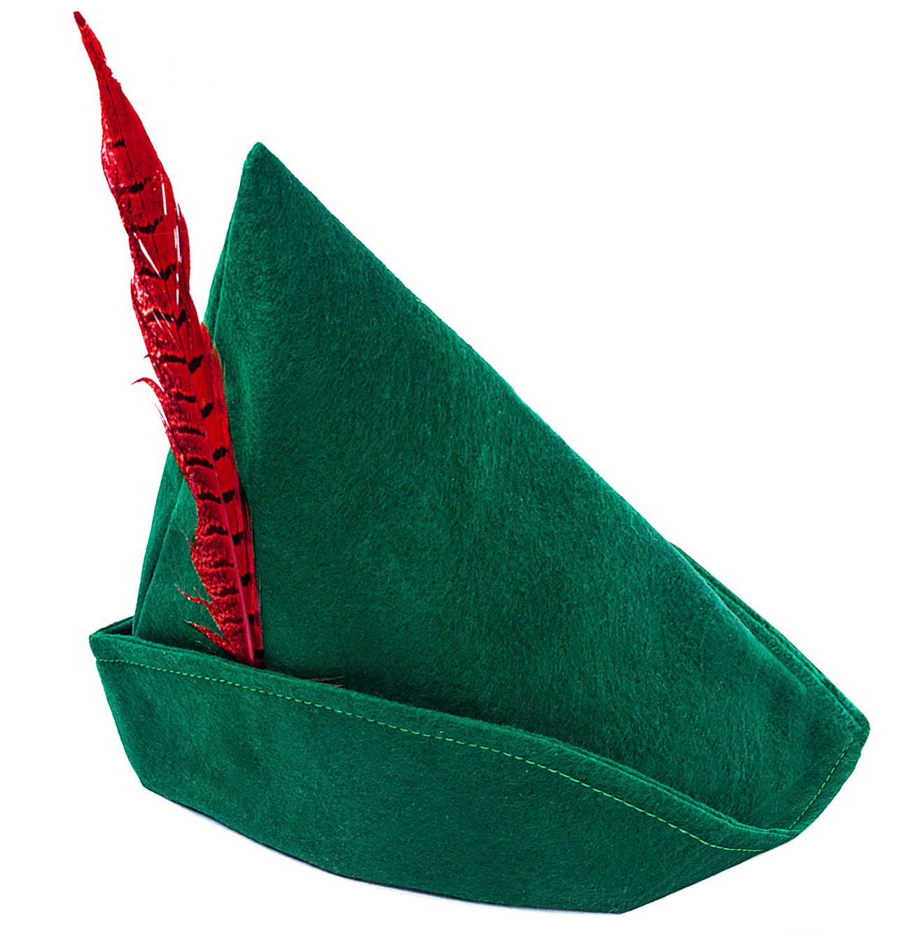 Tigerdoe Alpine Hat - German Hats with Feather - Green Tyrolean Hat - Bavarian Hat - Costume Hats (Alpine Hat)