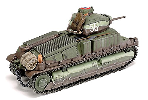 Tamiya 300035344 β 1:35 French SOMUA S35 Medium Tank, Faithful Replica, Plastic, Crafts, Model kit, Assembly, unpainted