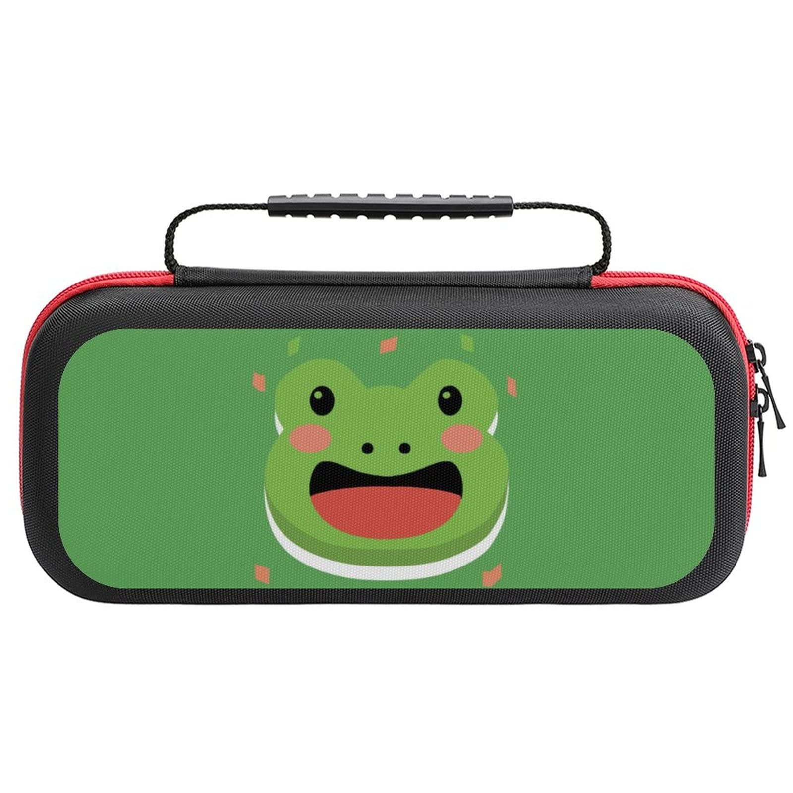 GADZILLE Switch Carrying Case for Nintendo Switch Cute Frog Switch Game Case with 20 Games Cartridges Hard Shell Travel Carrying Case Compatible with Nintendo Switch Console Accessories