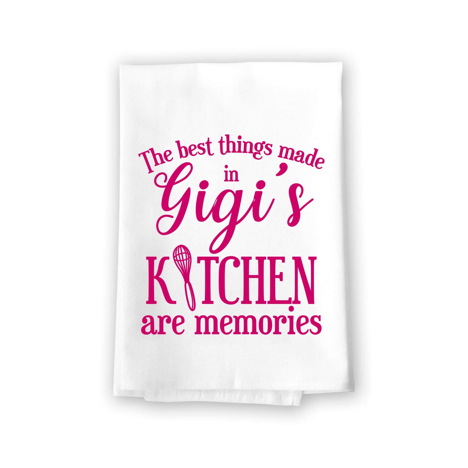 Honey Dew Gifts, The Best Things Made in Nanaâs Kitchen are Memories, Flour Sack Towels, Kitchen Dish Towels, Grandma Towel, Granny Gifts, Nana Gifts for Christmas, 27 x 27 Inch, Made in USA