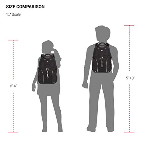 SwissGear 3258 Laptop Backpack, Black, 18.5-Inch