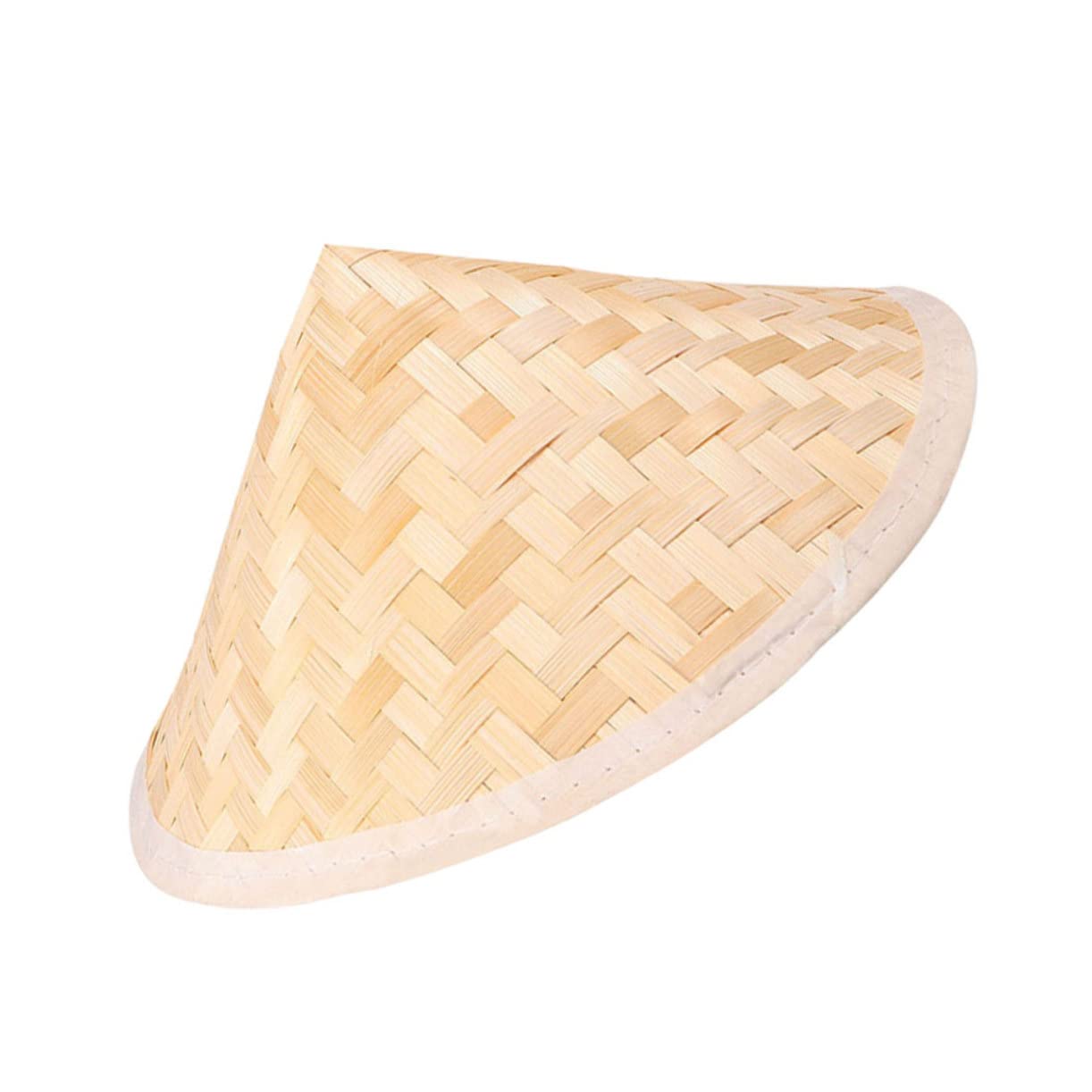 Hat for Men 1pc Bamboo Hat Vietnamese Hat Mens Panama Straw Hat Ladies Straw Hats for Summer Mens Panama Hats Straw Sun Hats for Women Photography Prop Hand-Knitted Hat Asia