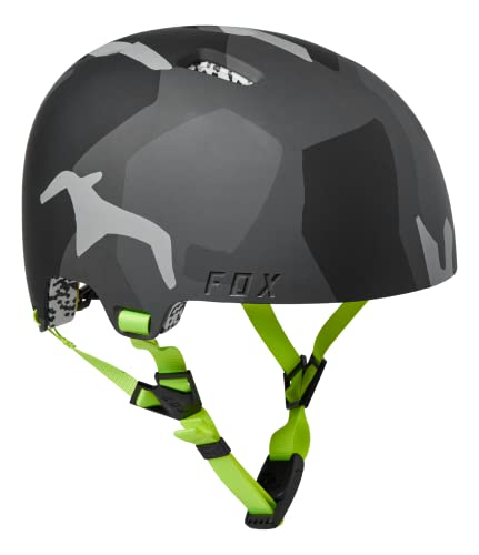 Fox Racing Flight Pro Bicycle Helmet, RUNN Black/Yellow