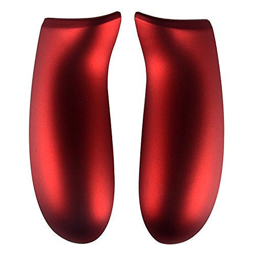 eXtremeRate Red Soft Touch Left Right Panel Handle Side Rails Replacement Parts for Xbox One Standard Controller Model 1537/1697