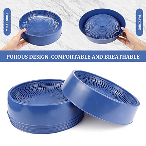 YOLUFER 5 Pcs Plastic Pigeon Nest Bird Nest Bowls Pigeon Nest Bowl Breeding Hatching Nest for Pigeons Quails Breeding Hatching (Blue)…