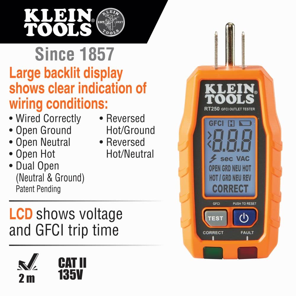 Klein Tools Circuit Breaker Finder and GFCI Outlet Tester Bundle