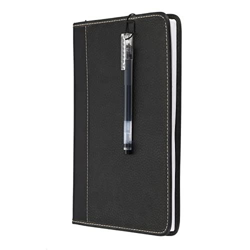 PATIKIL 2" Metal Pen Clip, 5 Pack Pen Holder Clip Pencil Clip Pen Clip Holder Pen Holder for Notebook Clipboard Book Journal, Black