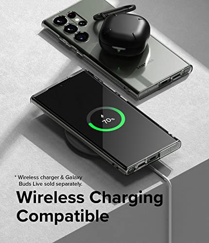 Ringke Air [No-Case Feel] Compatible with Samsung Galaxy S23 Ultra Case, Clear 5G Slim Cover, Transparent Flexible Lightweight Thin Cover Designed for S23 Ultra Case - Clear
