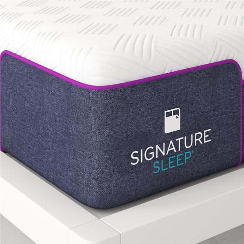 Signature Sleep Memoir 12 Inch Memory Foam Mattress-in-a-Box, Medium, Certipur-US and OEKO-TEX, King