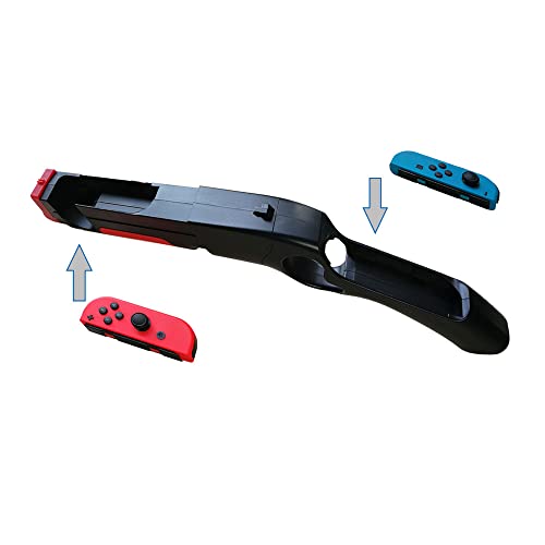 Game Gun Controller for Nintendo Switch, Gun Hand Grips For Switch Shoot/Hunt Games:Switch OLED Hunting Games, Call of Juarez, Sniper Elite 3, Big Buck Hunter, Resident Evil, Hunting Simulator