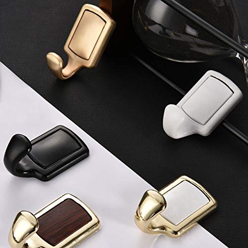 GOOFFY Door Metal Hooks for Hanging Clothes Hook Wardrobe Wall Hanging Wall Door Single Hook Living Room Simple Hook Free Punch Hanger