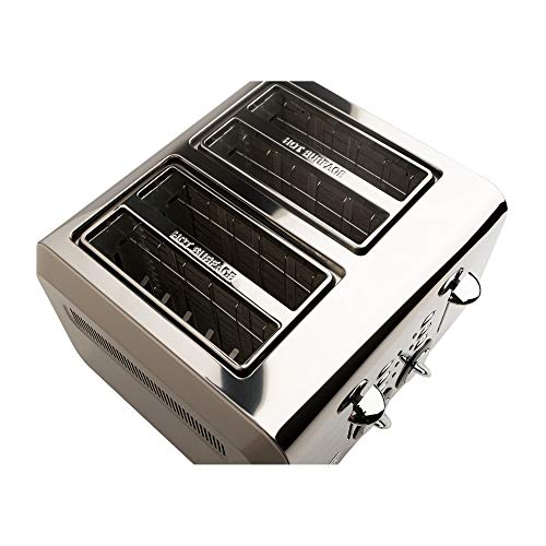 Haden 75011 COTSWOLD 4-Slice, Wide Slot Retro Toaster with Browning Control, Cancel, and Defrost Settings (Putty)