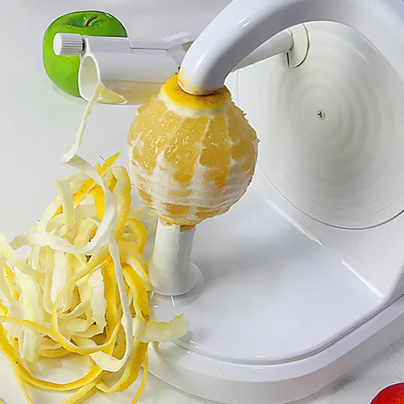 Electric Fruit Peeler, Multifunctional Fruit Peeling Machine, Adjustable Range, One-button Drive Safe and Efficient, for Commercial and Home Peel Potatoes/Pears/Apple