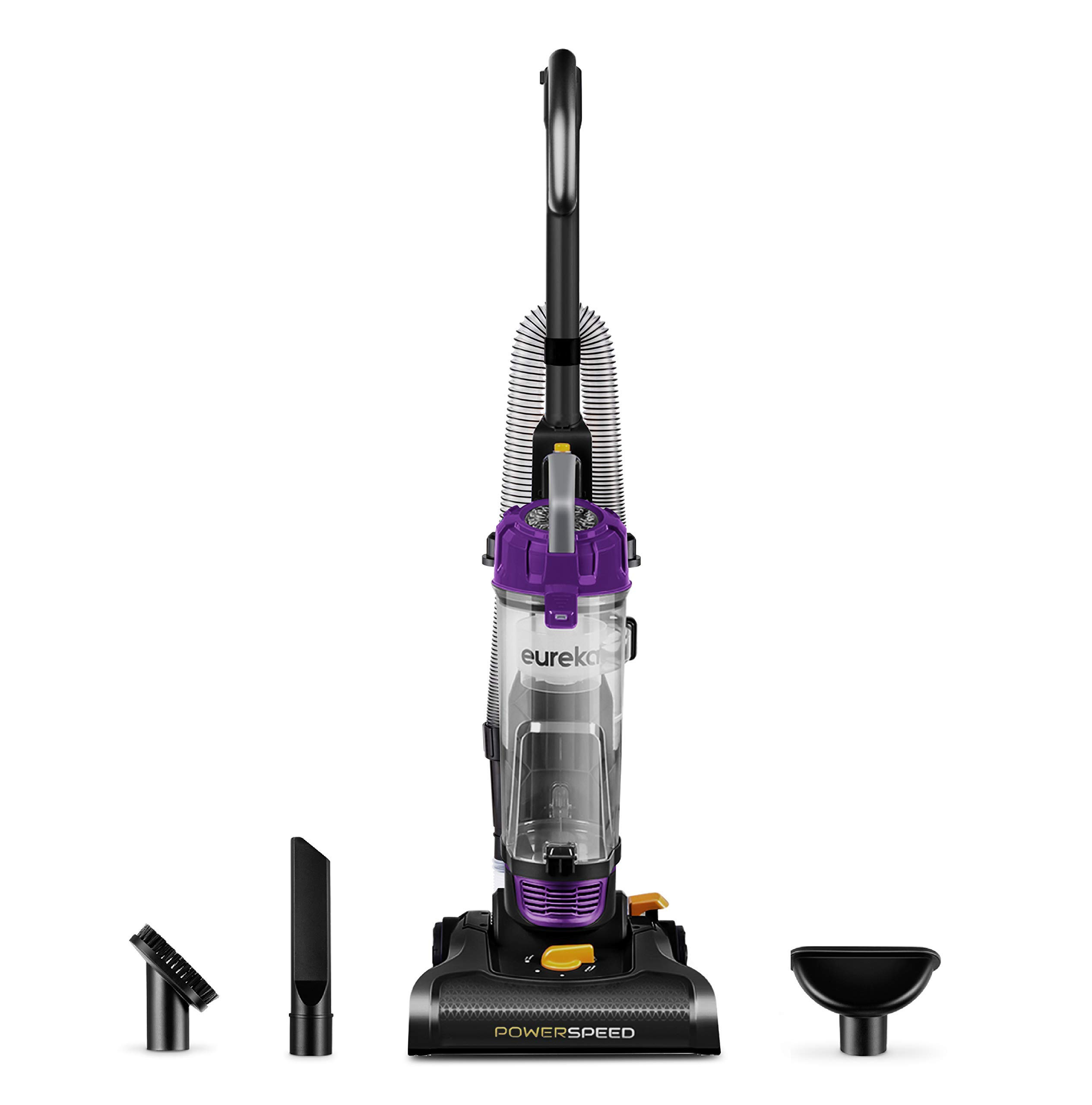 Eureka PowerSpeed Bagless Upright Vacuum Cleaner, Lite, Black (Renewed)