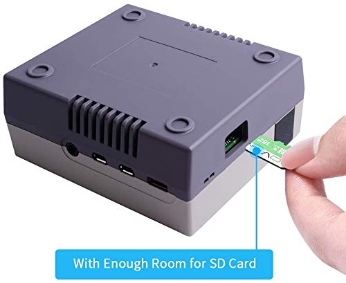 GeeekPi Raspberry Pi 4 4GB Kit with Retro Gaming Nes4Pi Case, 5V 3.6A Power Supply, 32GB Card, HDMI Cable and Card Reader (4GB RAM)