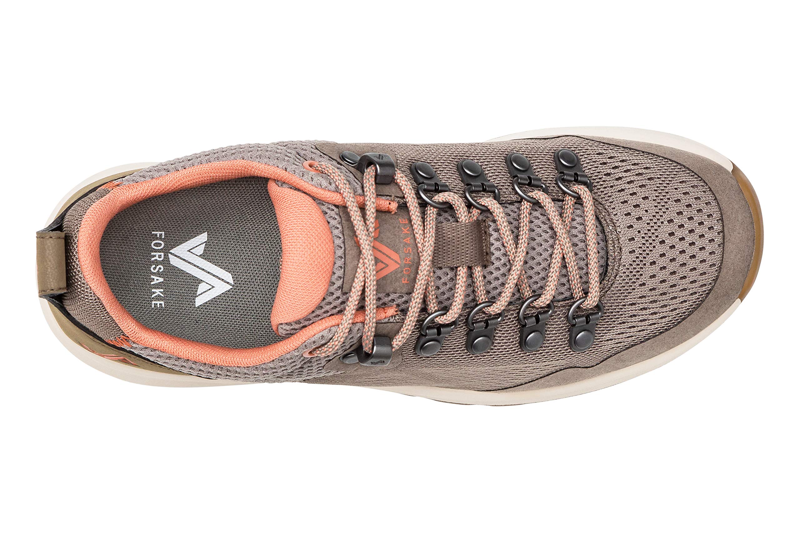 Forsake Thatcher Low - Women's Vegan Hiking Shoe (7 M US, Stone, Numeric_7)
