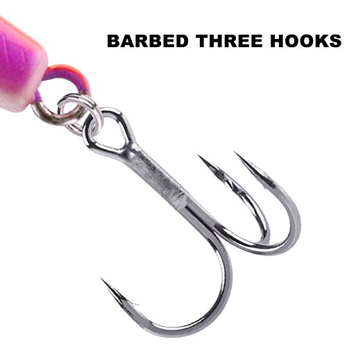 Fake Fishing Baits, 9cm Faux Bionic Lure Fake Bait with Sharp Hooks Fishhook Fishing Gear Accessory - 3
