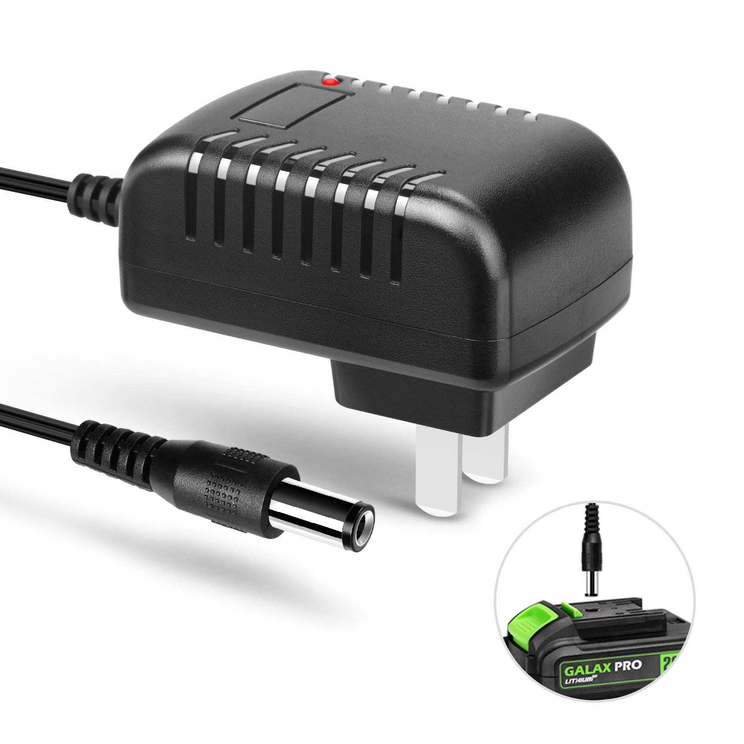 GALAX PRO 20V Max Li-Ion Battery Charger, 20V 2-3 Hours Quick Battery Charger for GALAX PRO Cordless Power Tools