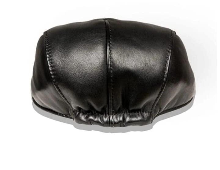 ERAT Leather Hat Men (Black)