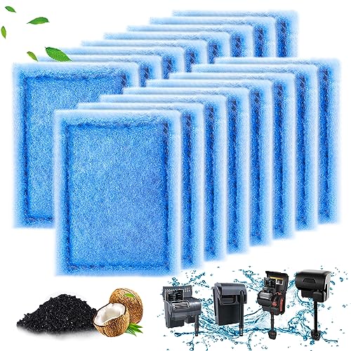 Umlecoa 8/16/32 Pack Rite-Size B Filter Cartridges for Marineland Penguin PRO Power Filters 100/125/175 & Original Penguin Power Filter 150 - Rite-Size B Replacement Filter Cartridges for MarineLand
