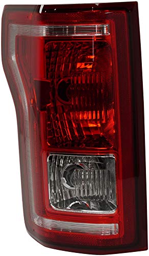 Evan Fischer Driver Side Tail Light Assembly Compatible with 2015 2016 2017 Ford F-150 With Bulb CAPA