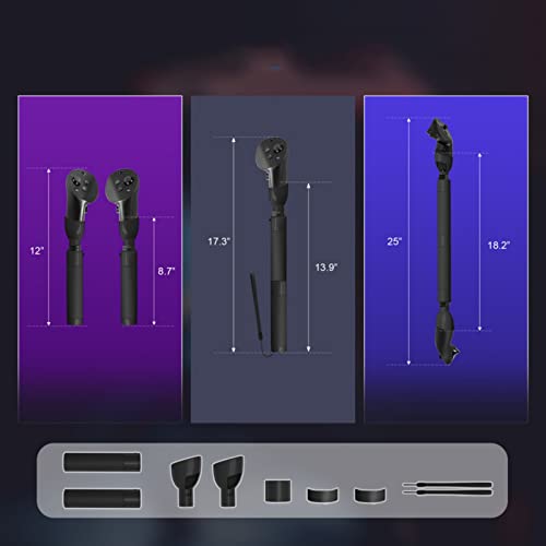 Ferbao Lightsaber Handle Extension Grips VR Game Controllers Handle for Meta Quest Pro