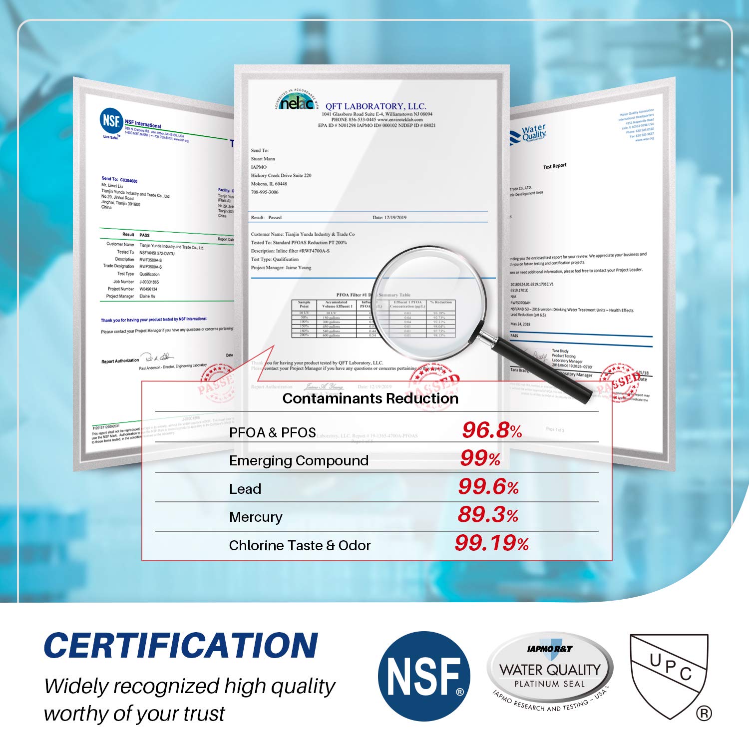 GOLDEN ICEPURE MWF Replacement for GE SmartWater FMG-1, WFC1201, MWFA, MWFP, PF8, RWF1060, Kenmore 469991, GWF, GWFA, RWF0600A, GSE25GSHECSS, 197D6321P006 Refrigerator 1PACK
