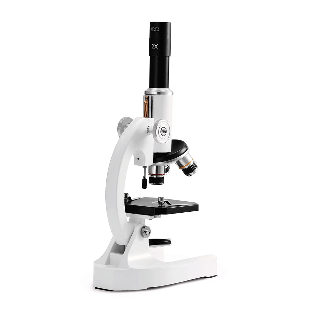 LIRUXUN 64X-2400X Monocular Optical Microscope Elementary School Science Experimental Biology Teaching Digital Microscope