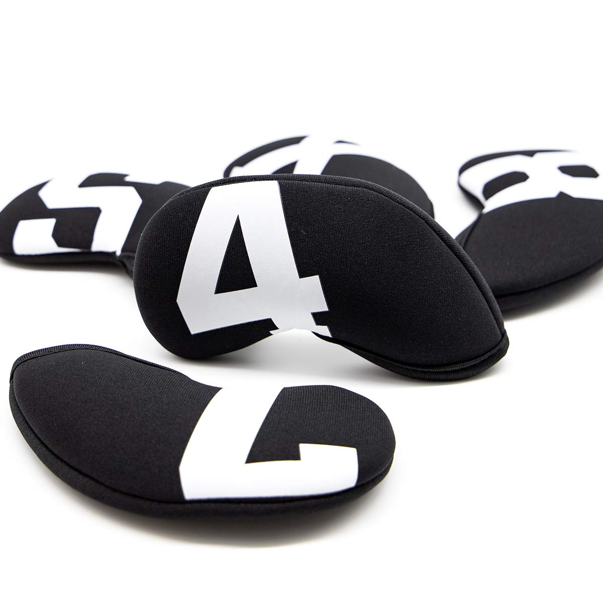 Golf Iron Covers,Golf Iron Head Covers with Colorful Number Neoprene Golf Iron Covers Set,Golf Club Head Covers for Iron Set Fit All Brands Golf Iron Headcovers 4/10pcs