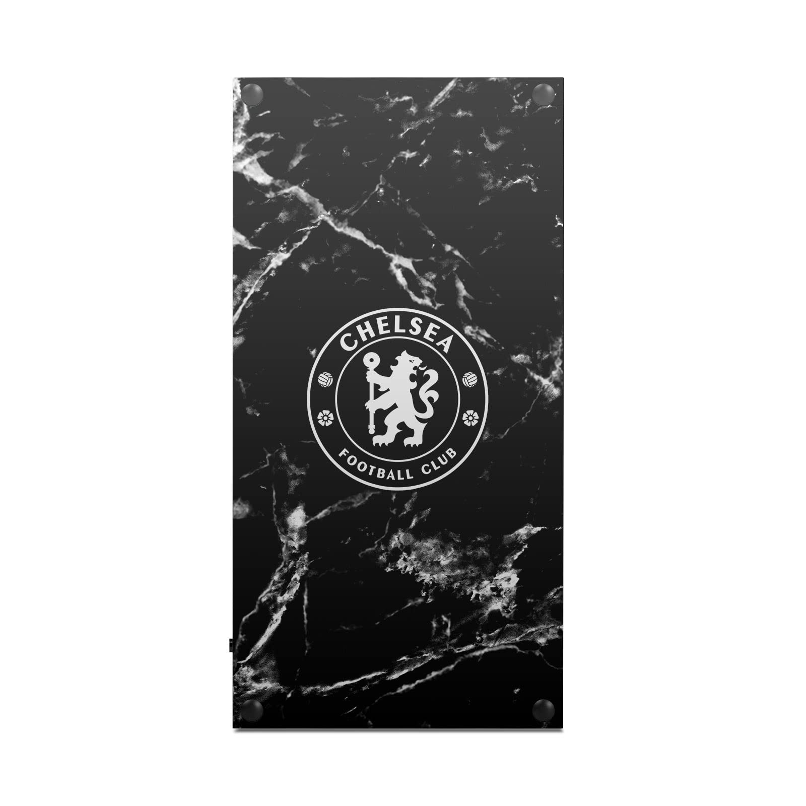 Head Case Designs Officially Licensed Chelsea Football Club Black Marble Art Vinyl Sticker Gaming Skin Decal Cover Compatible with Xbox Series X Console and Controller Bundle