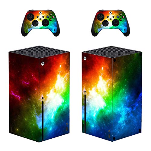 FELIPE SEIJI KUBA Vinyl Skin Sticker Cover Decal for Microsoft Xbox Series X Console and Remote Controllers multi color HD Printing