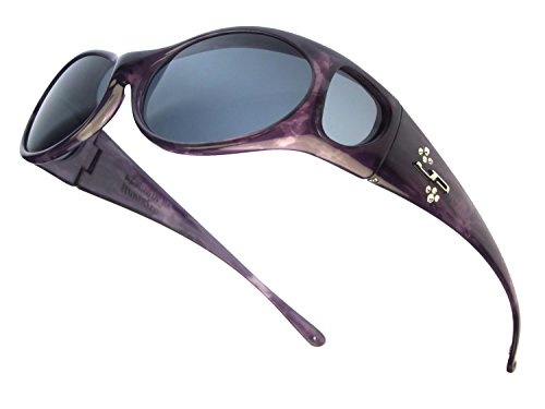 Jonathan Paul Fitovers Eyewear - Aurora - Purple Haze/polarized Grey - Oval - 133 X 39